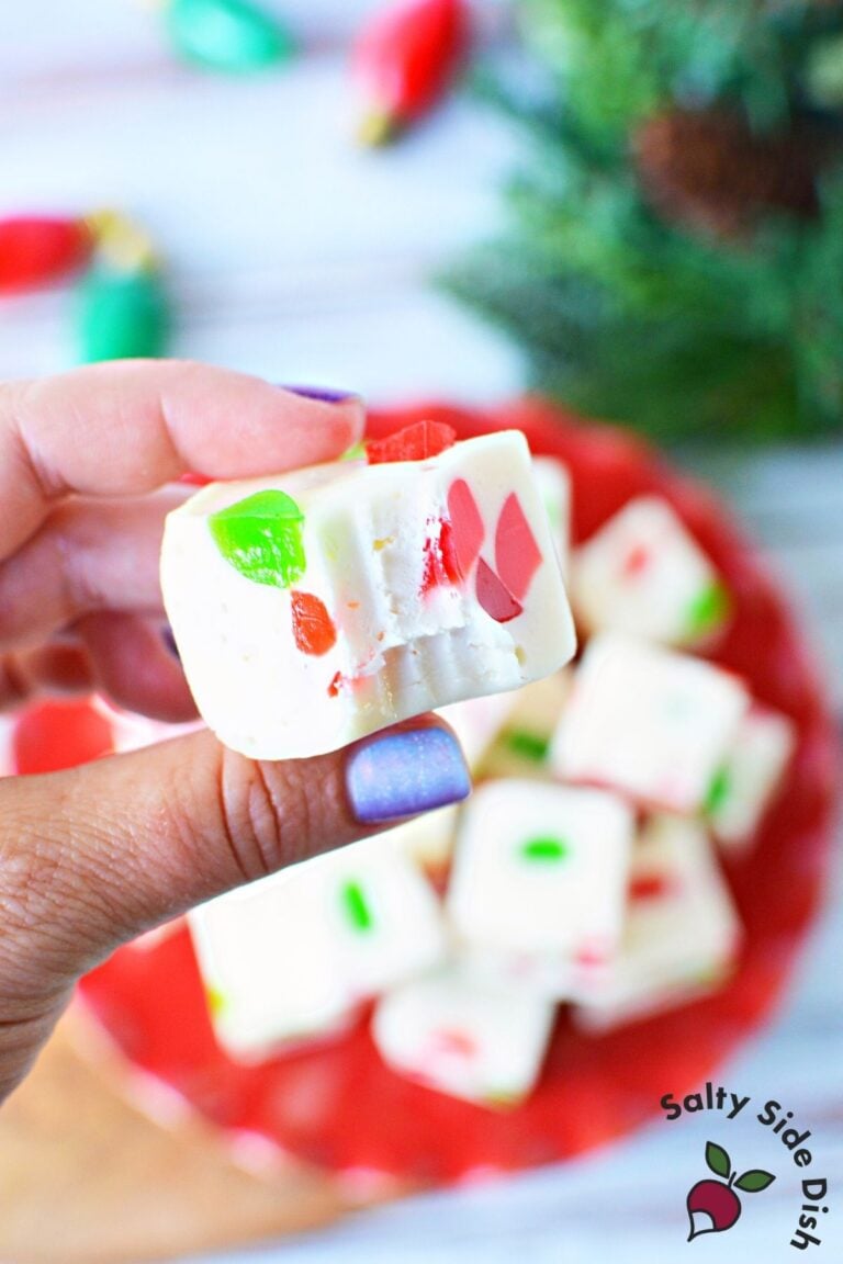 Foolproof Christmas Nougat Gumdrop Candy | Salty Side Dish