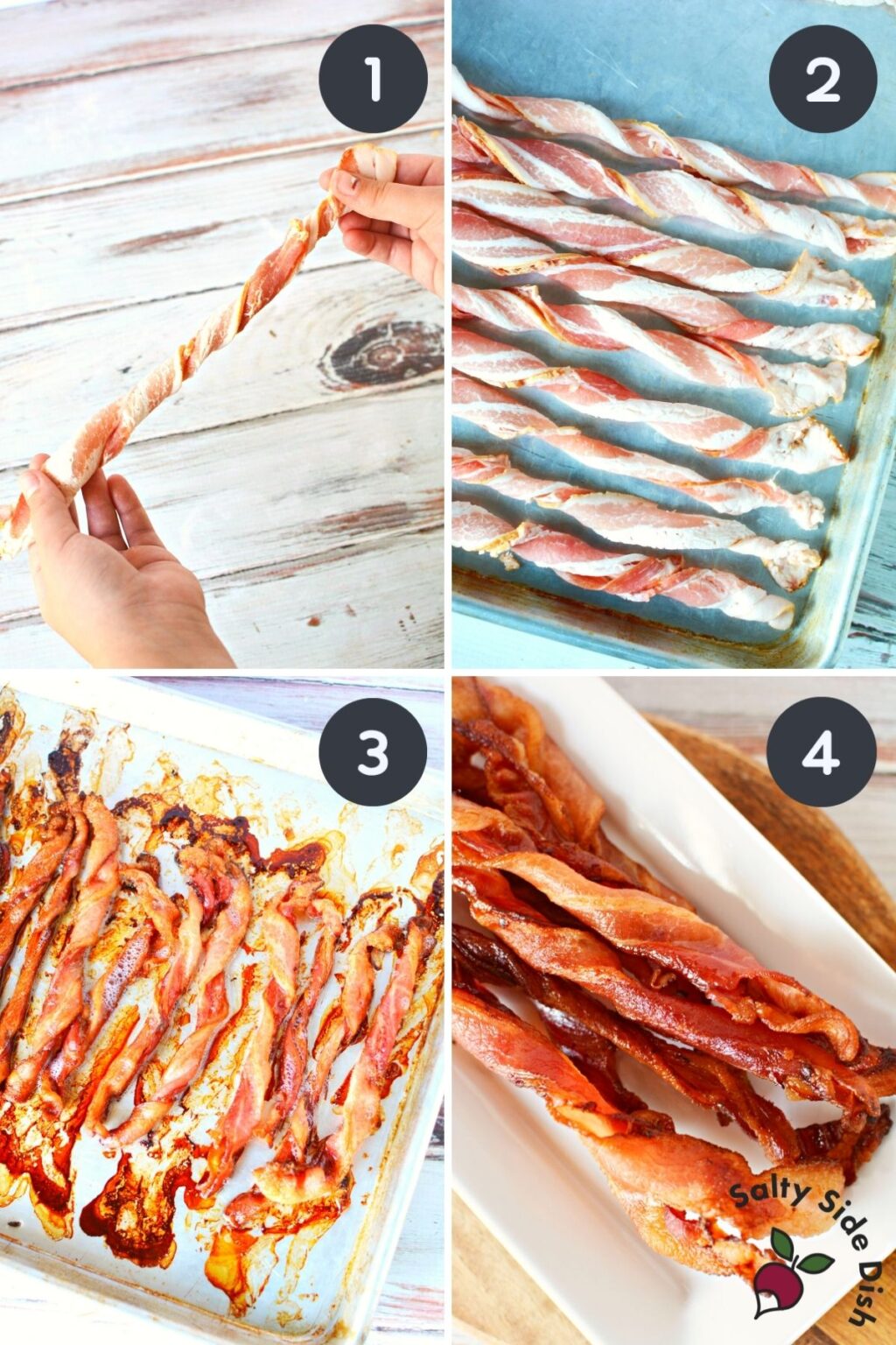 Twisted Bacon (Viral TikTok Method) | Salty Side Dish