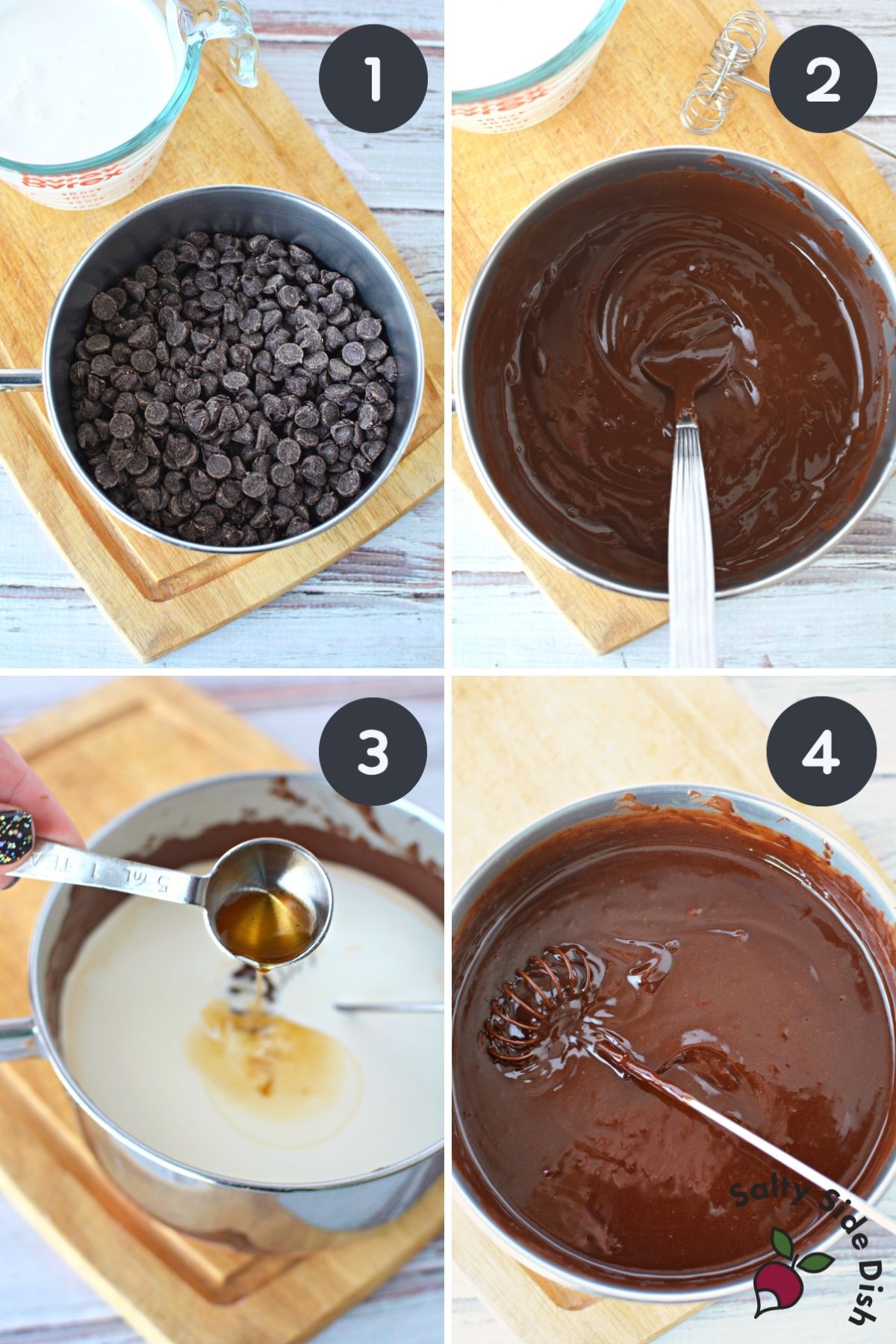 Easy Chocolate Dip Perfect for Strawberries | Salty Side Dish