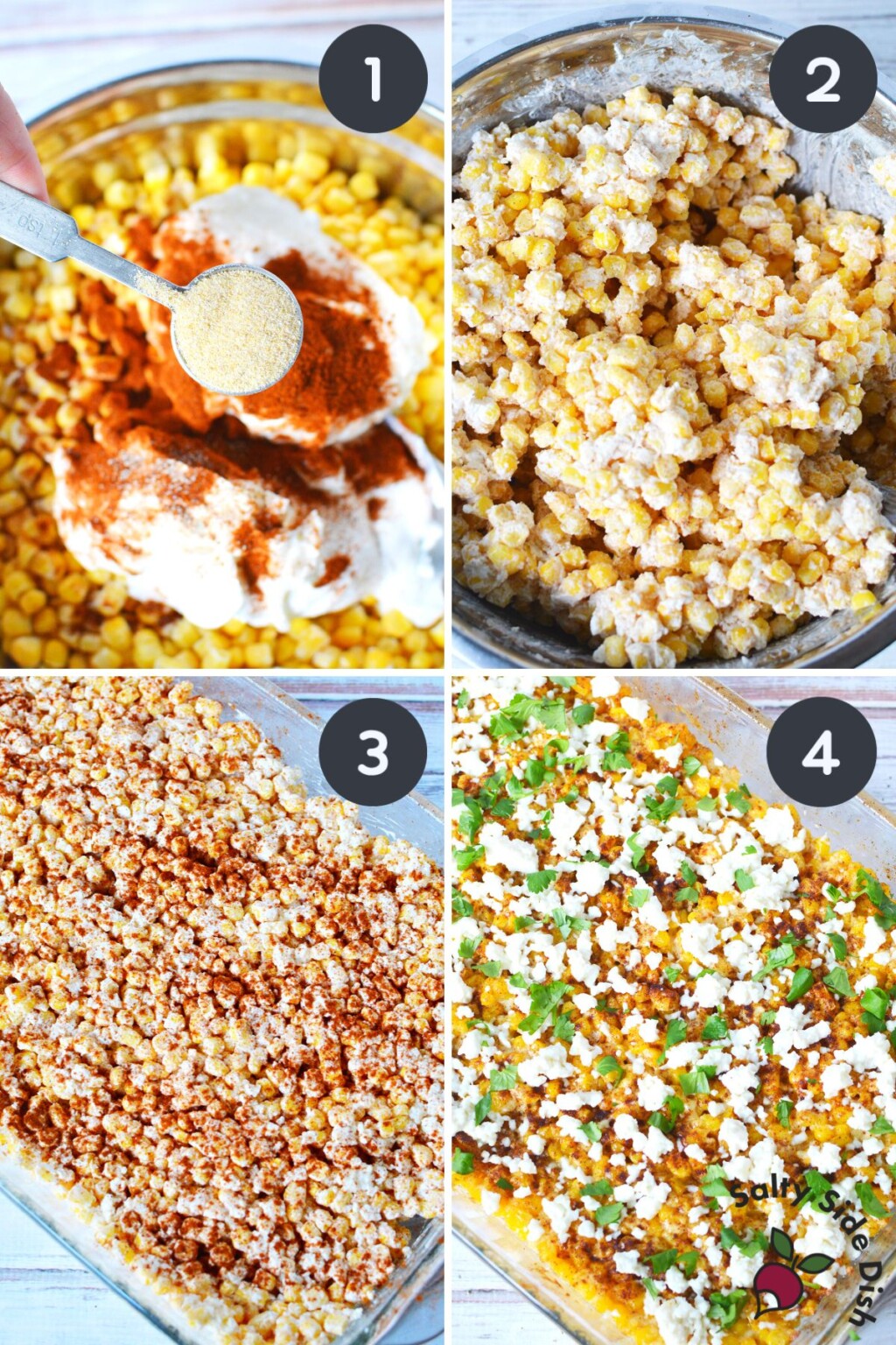 Street Corn Casserole - INCREDIBLE Elote Version! | Salty Side