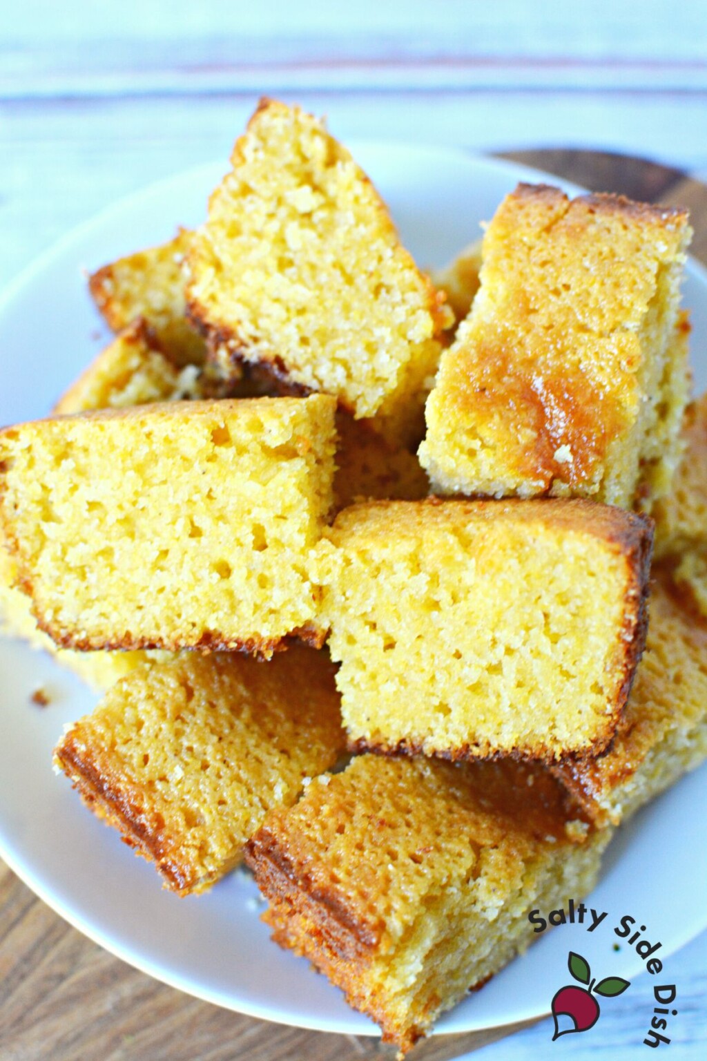 TikTok Sweet Cornbread (Corn Cake) is the BEST | Salty Side Dish