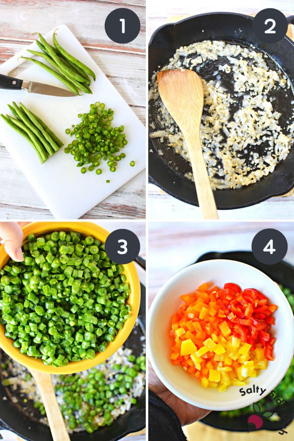 Diced Green Beans | Sauteed Stovetop Side Dish