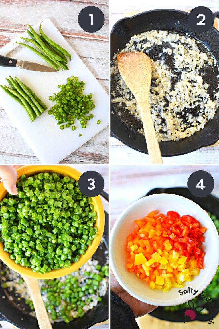 Diced Green Beans | Sauteed Stovetop Side Dish