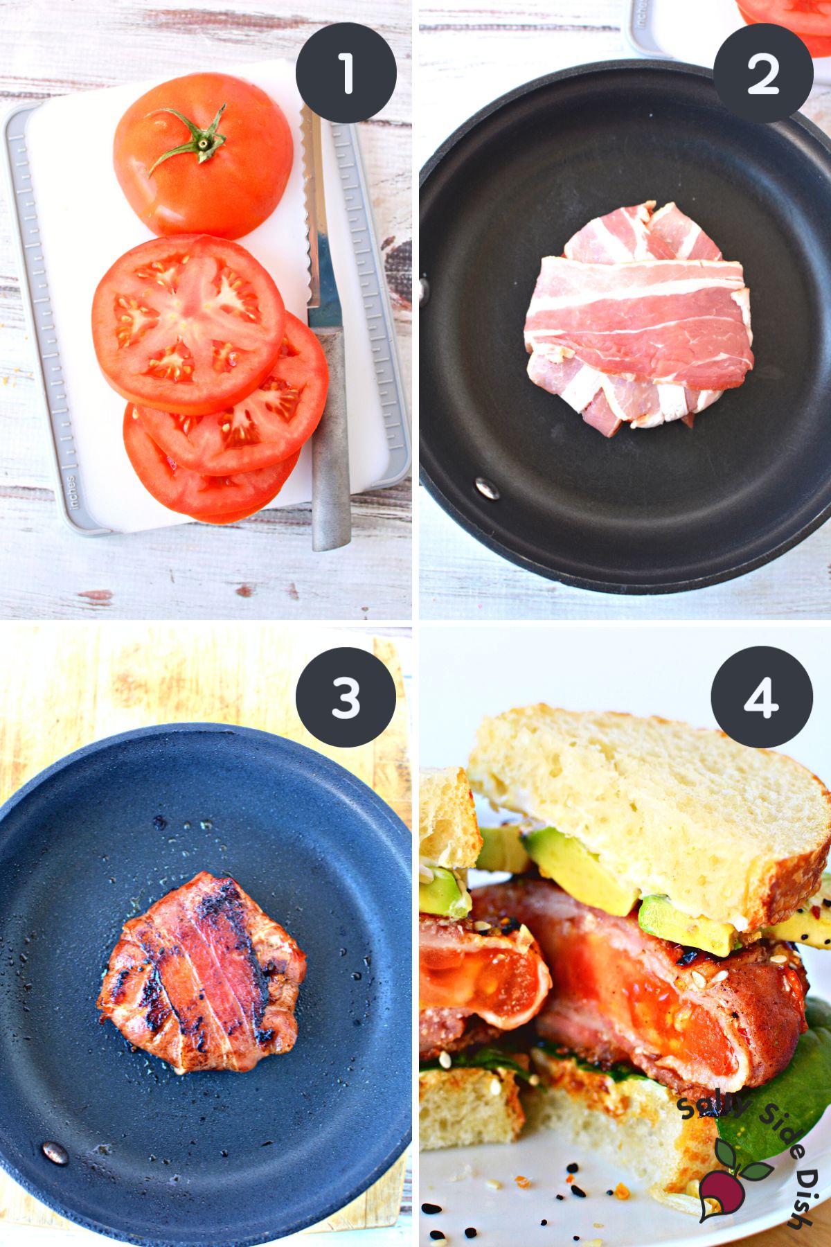 Bacon Wrapped Tomatoes - The ULTIMATE BLT! | Salty Side Dish