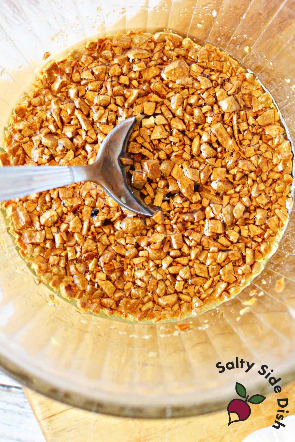 Microwave Fried Garlic with Infused Oil | Salty Side Dish Recipes