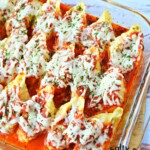 Giant Stuffed Shells with 3 Cheeses | Salty Side Dish