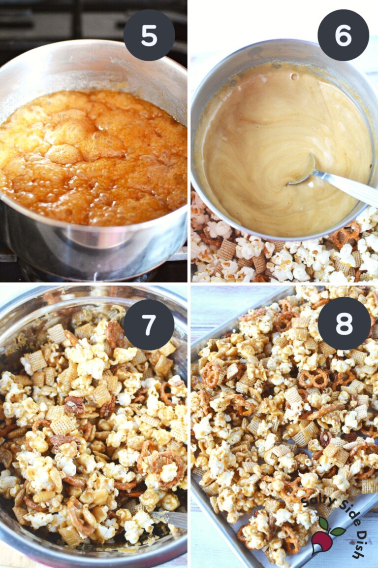 Caramel Popcorn Snack Mix with Chex - WOW! | Salty Side Dish