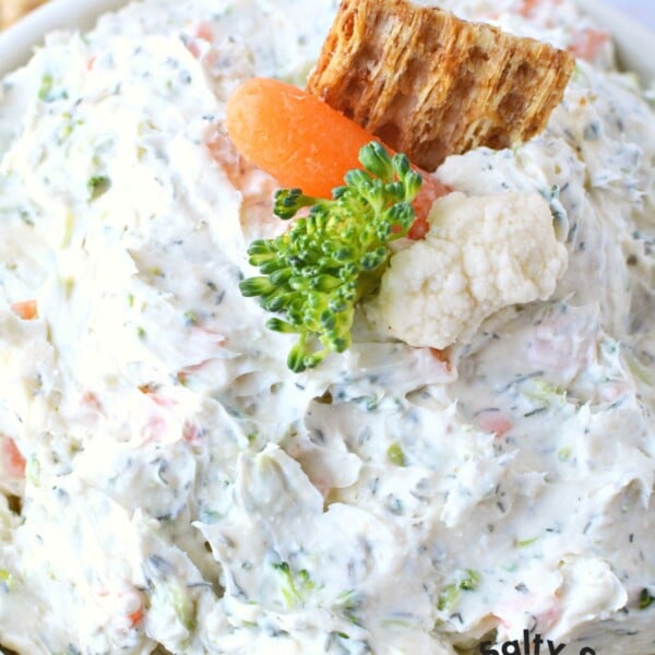 Cream Cheese Veggie Dip: Time to Get Dipping! | Salty Side Dish