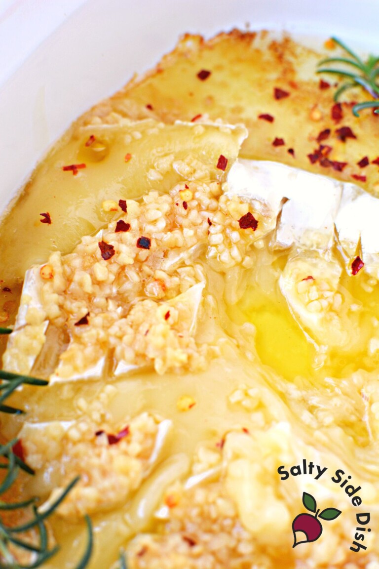 Heavenly Garlic Baked Brie Dip - Perfect for Any Party! | Salty Side Dish
