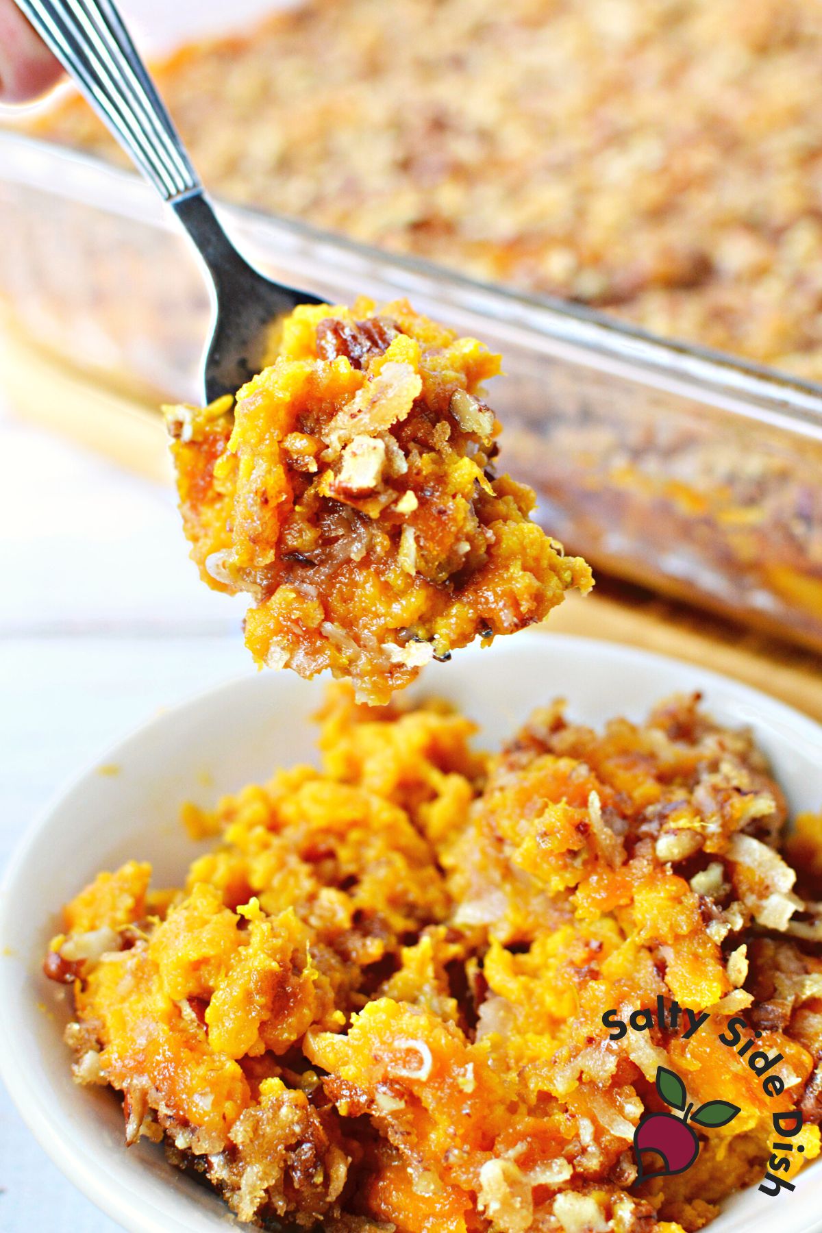 Sweet Potato Crunch Casserole That Will Make You Drool! | Salty Side Dish