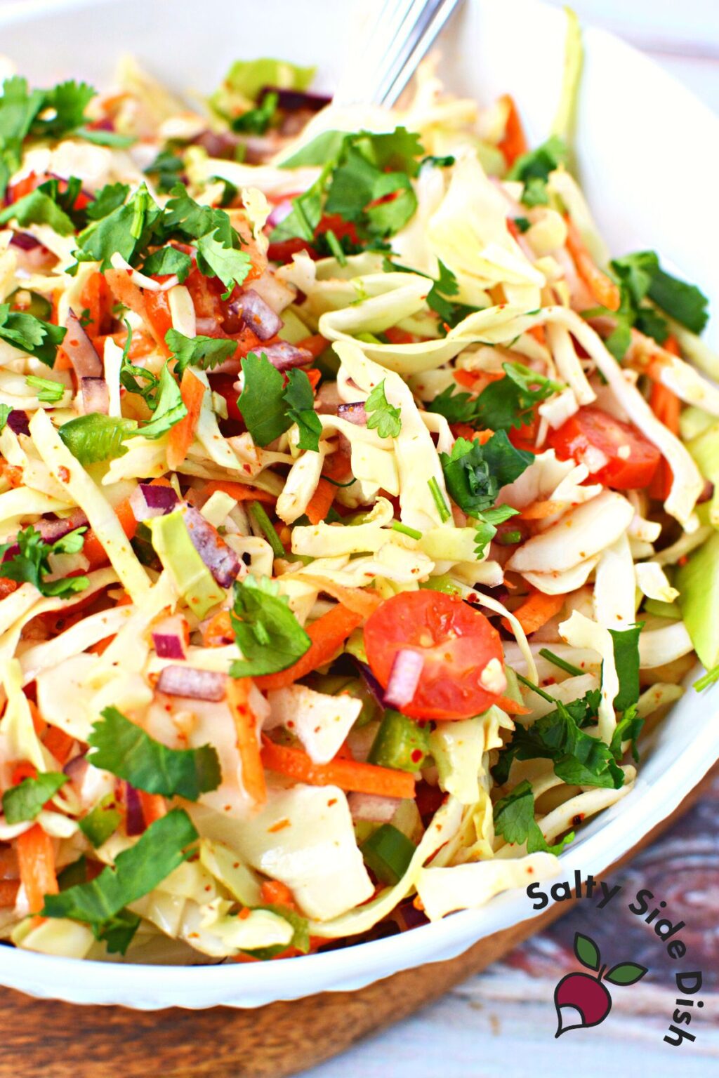 Tangy Salsa Coleslaw - Satisfy Your Taste Buds Now! | Salty Side Dish