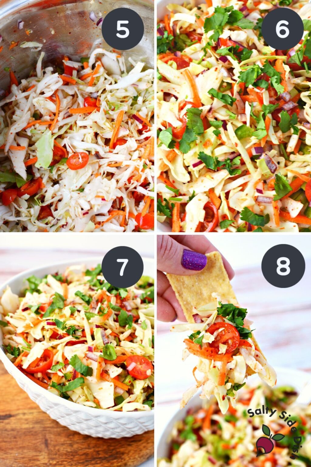 Tangy Salsa Coleslaw - Satisfy Your Taste Buds Now! | Salty Side Dish