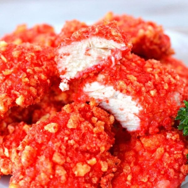 Hot Cheeto Chicken Bites (FLAMIN' HOT CHEETO'S) | Salty Side Dish