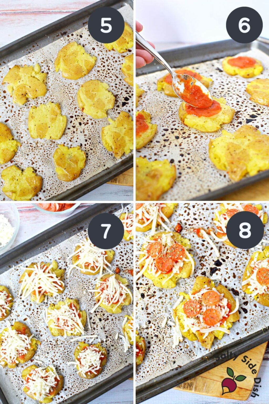 Crispy Smashed Potato Pizzas: Try the Trending Viral Recipe | Salty ...