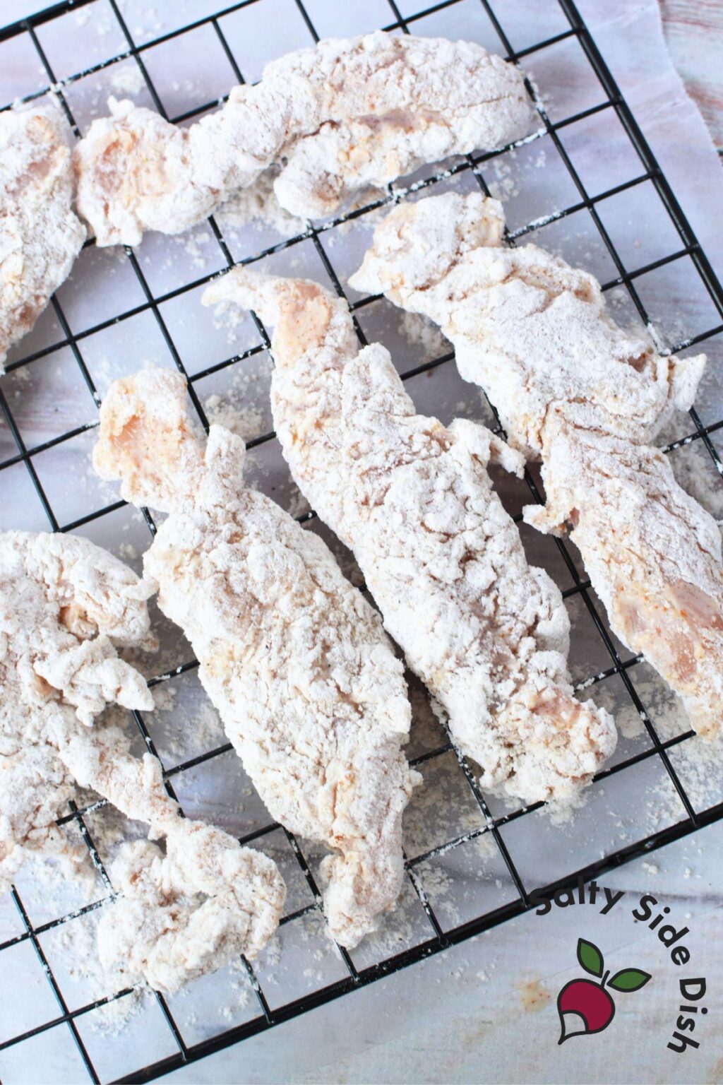 Making Crispy Garlic Parmesan Chicken Tenders at Home | Salty Side Dish
