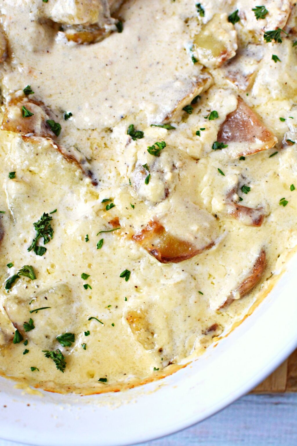 Alfredo Potatoes Recipe – Creamy Parmesan Potato Side Dish
