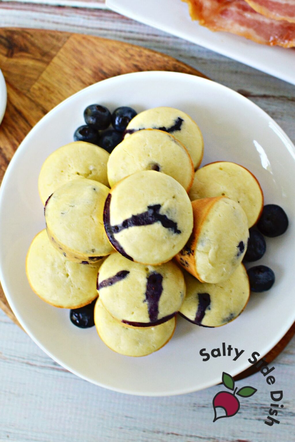 Blueberry Pancake Bites with a Mini Muffin Tin: 15 Min. Breakfast!