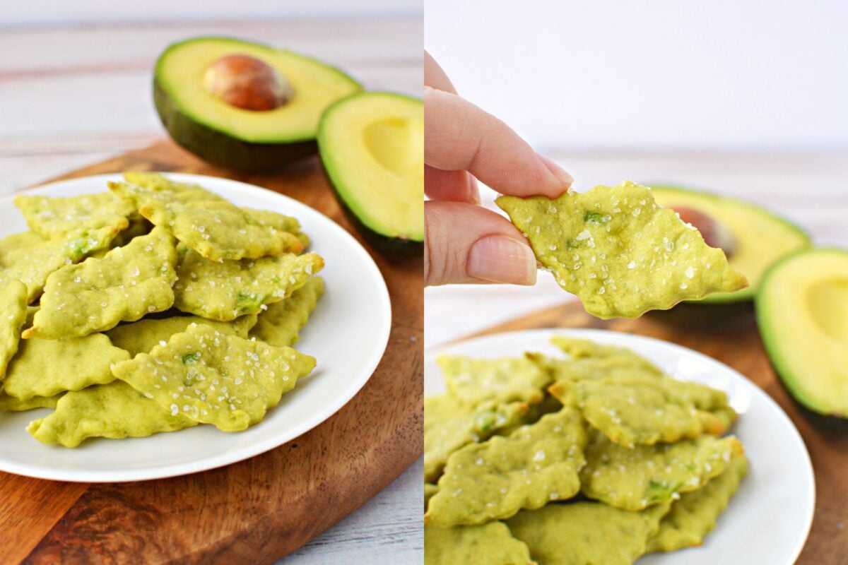 Baked Avocado Chips | How to make Avocadough for Snacking!