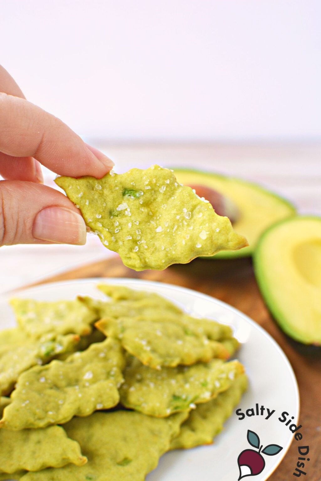 Baked Avocado Chips | How to make Avocadough for Snacking!