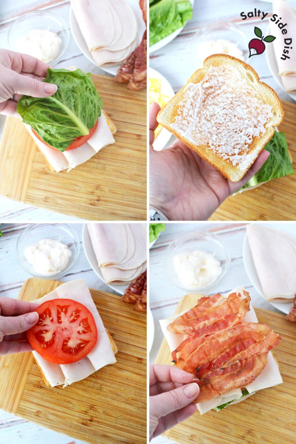 Chicken Club Sandwich | Order, Ingredients - Salty Side Dish