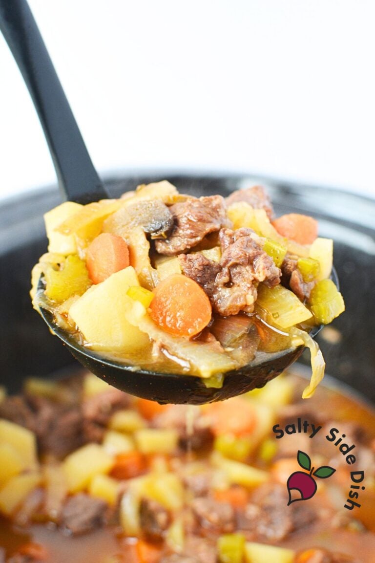 Hearty Vegetable Beef Stew and Gravy | Slow Cooked till Tender