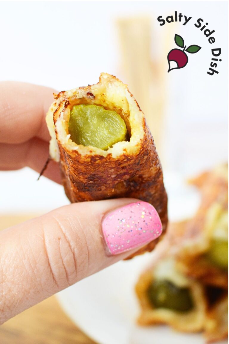 Pickles and Cheese | Easy Crispy Cheese-Wrapped Pickles