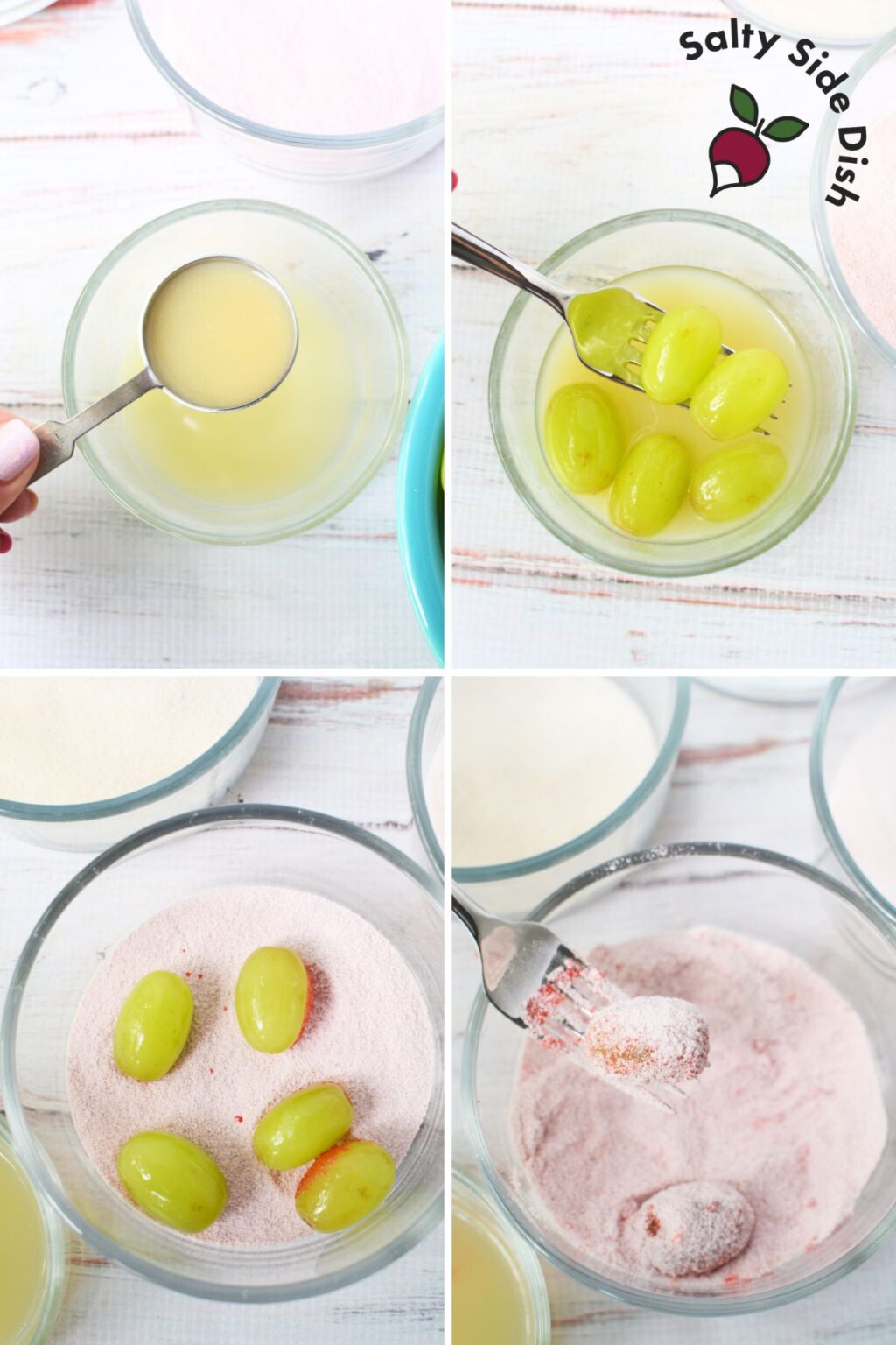 Sour Patch Grapes Recipe | Candy Grapes with Gelatin Powder