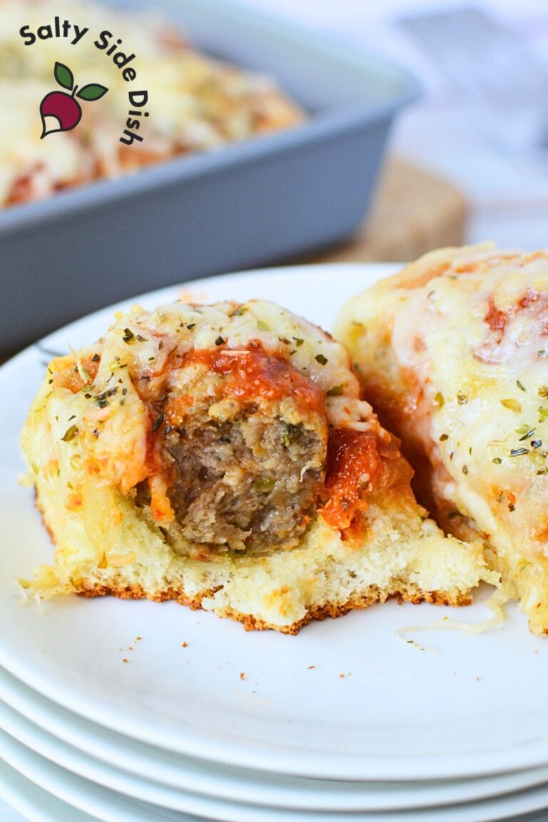 Meatball Sliders on Hawaiian Rolls | Salty Side Dish