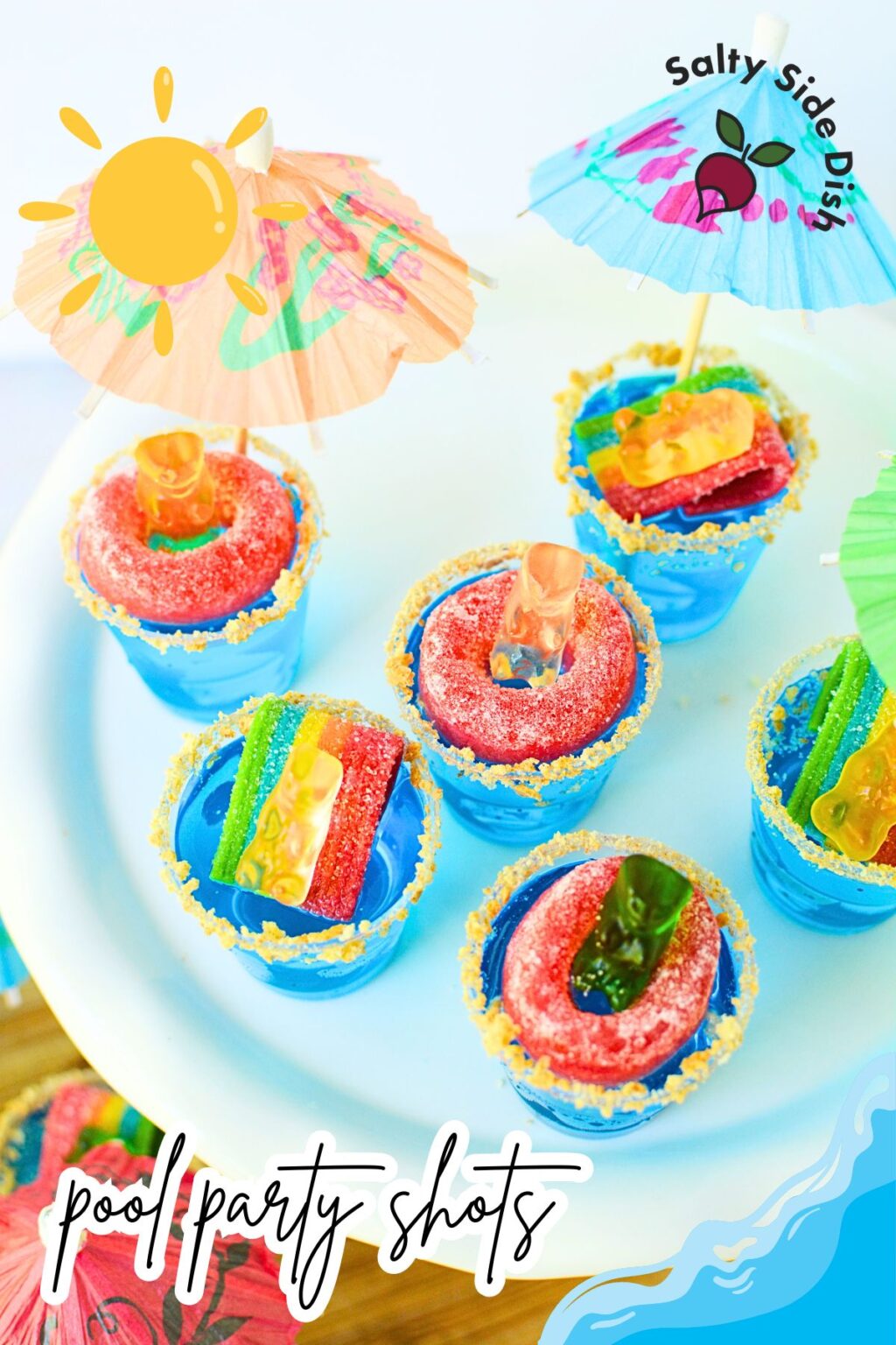 Pool Party Jello Shots Recipe | Non- Alcoholic and Alcoholic