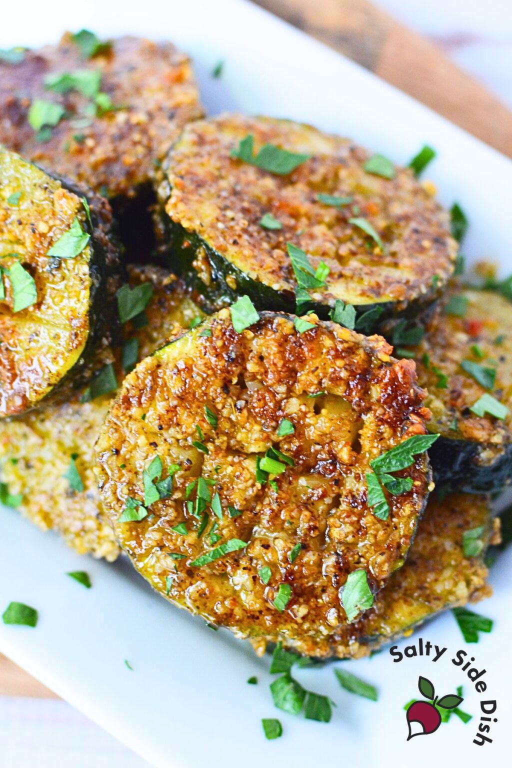 Parmesan Roasted Zucchini Rounds Recipe | Summer Side Dish