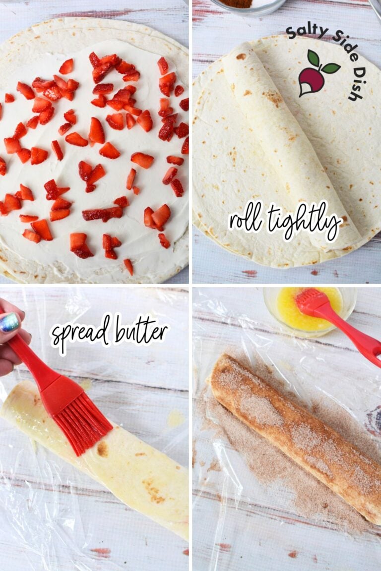 Strawberry Party Pinwheels Recipe with Cheesecake Cream Cheese