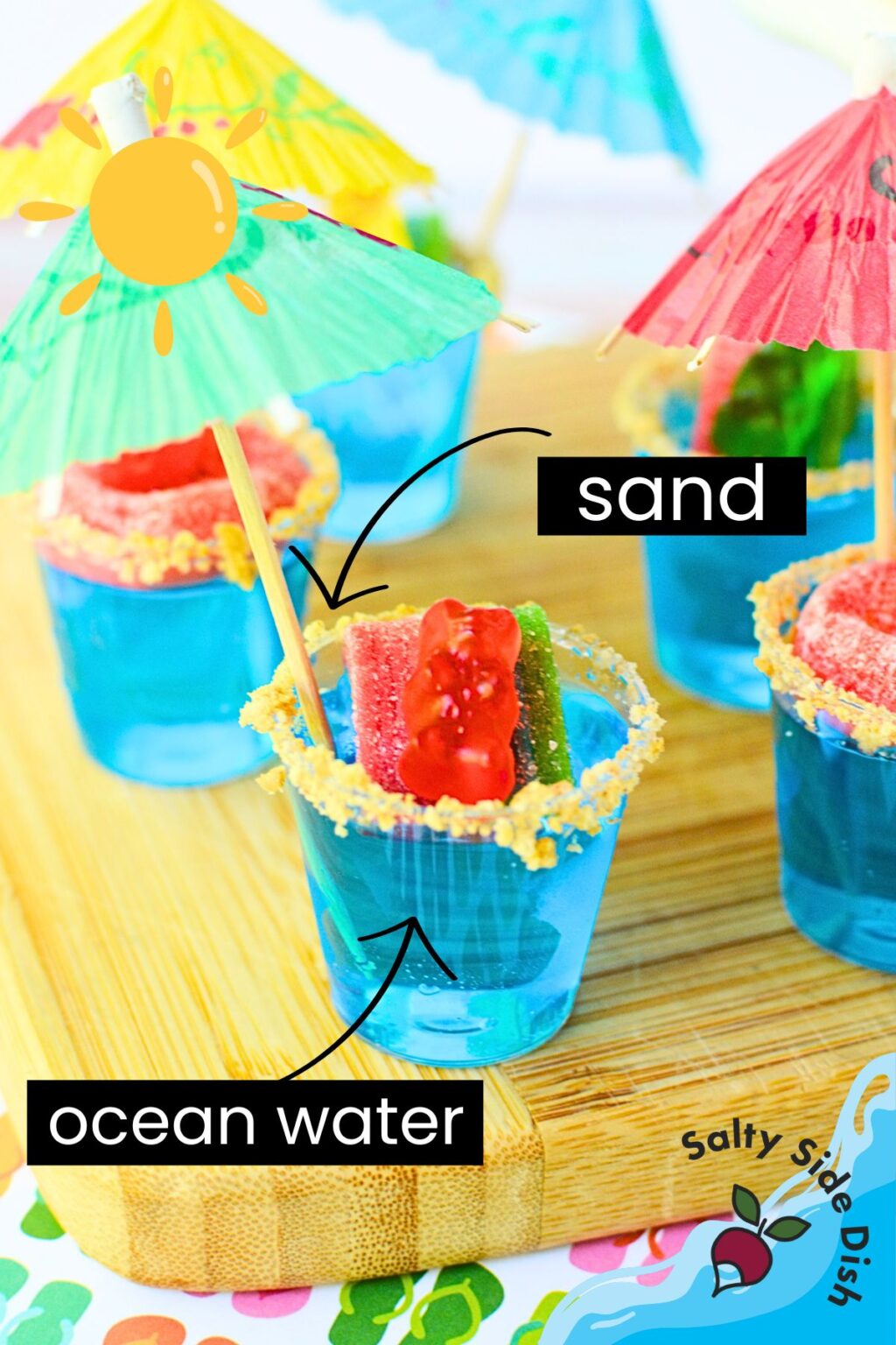 Pool Party Jello Shots Recipe | Non- Alcoholic and Alcoholic