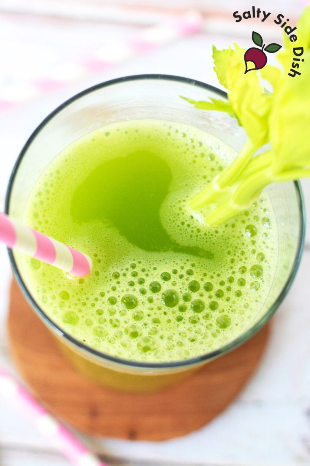 Homemade Celery Juice Recipe without a Juicer | Salty Side Dish