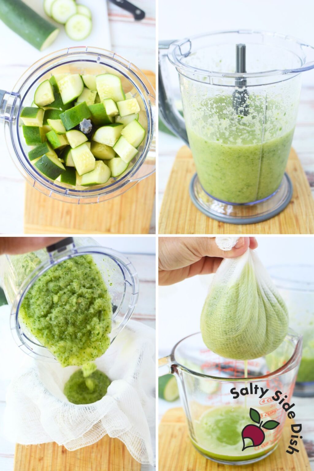 Easy Homemade Cucumber Juice Recipe Without a Juicer | Salty Side Dish