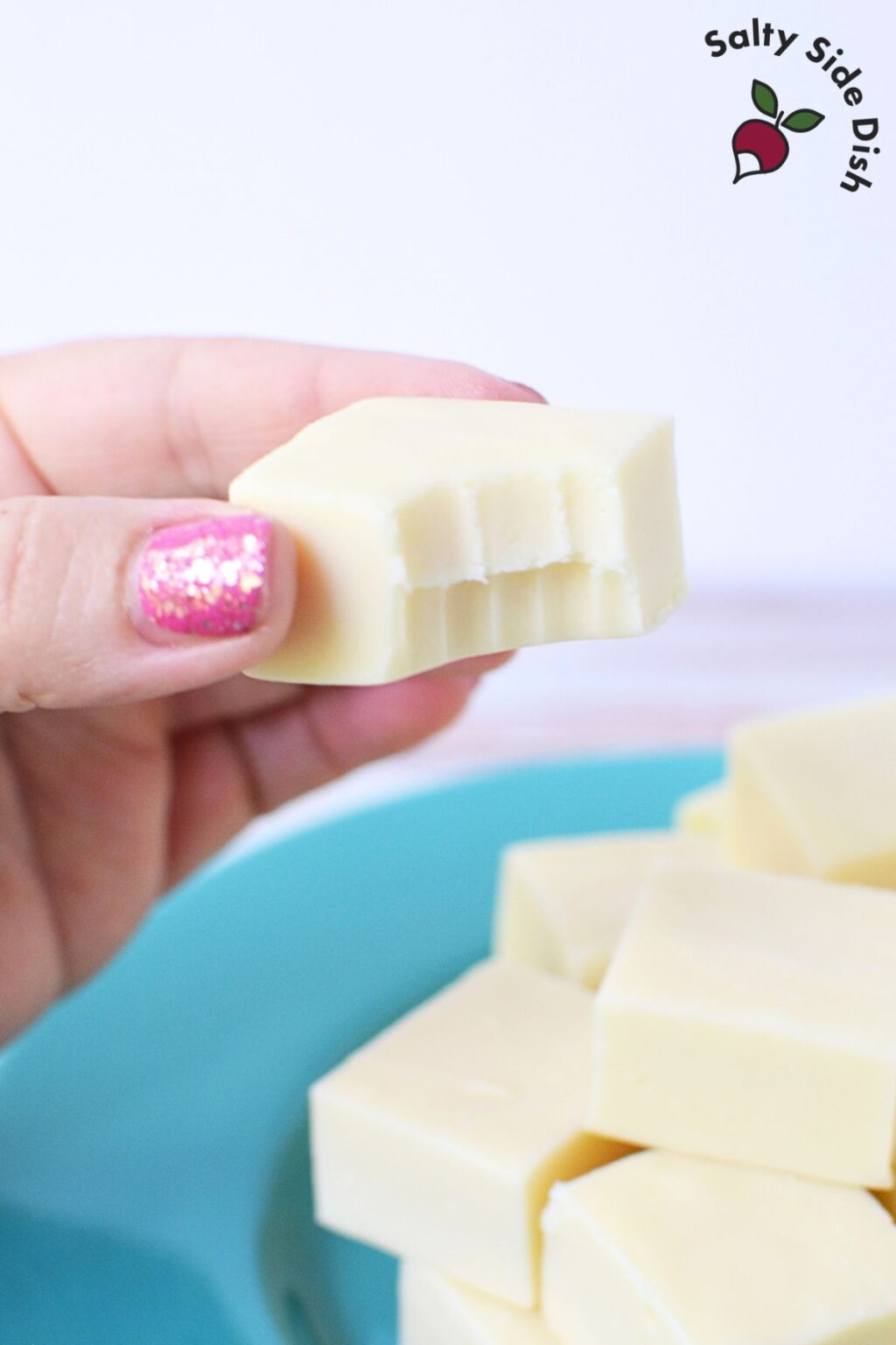 3 Ingredient White Chocolate Fudge Recipe - Easy, Classic! | Salty Side ...