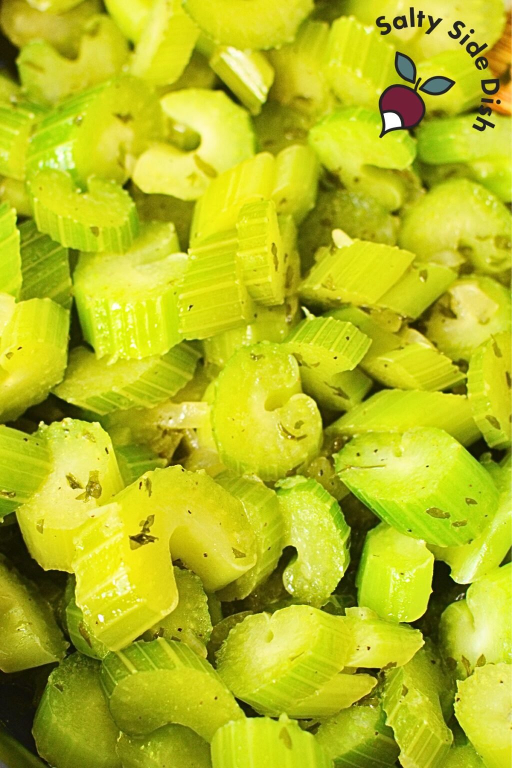 Sautéed Celery - Crisp but tender, easy celery recipe for your plate!