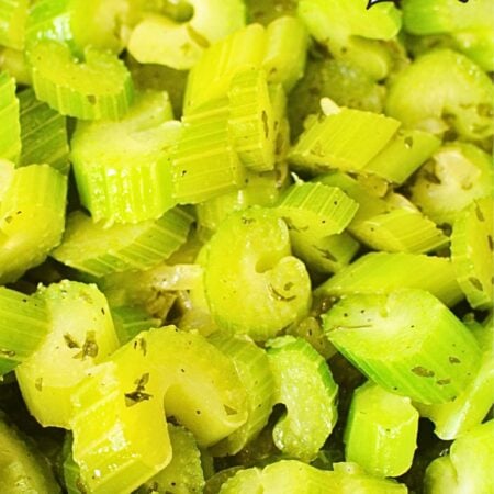 Sautéed Celery - Crisp but tender, easy celery recipe for your plate!