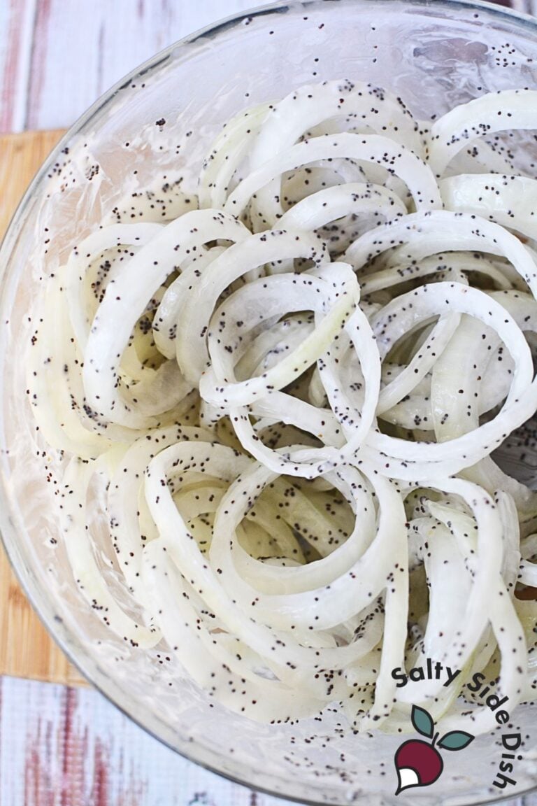 Easy Onion Salad Recipe - Crisp, Tangy Side Dish | Salty Side Dish