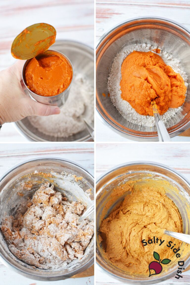 2 Ingredient Pumpkin Muffins with Spice Cake Mix | Salty Side Dish