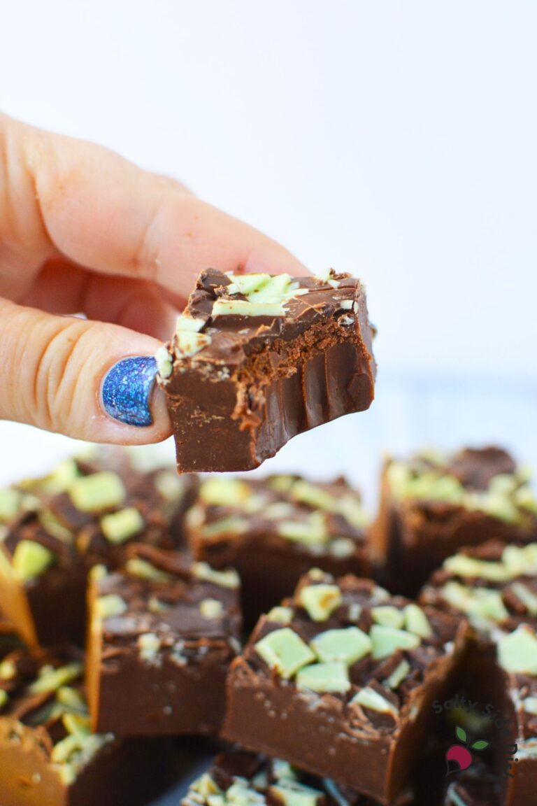 Mint Chocolate Fudge Recipe with Andes Mints – Perfect for Gifts!