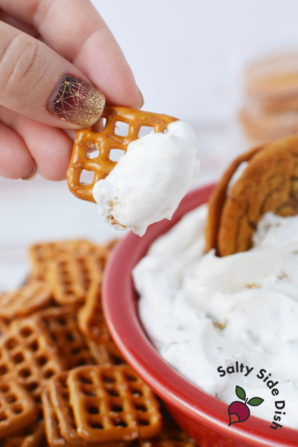 Oatmeal Cream Pie Dip | Made with Little Debbie Pies!