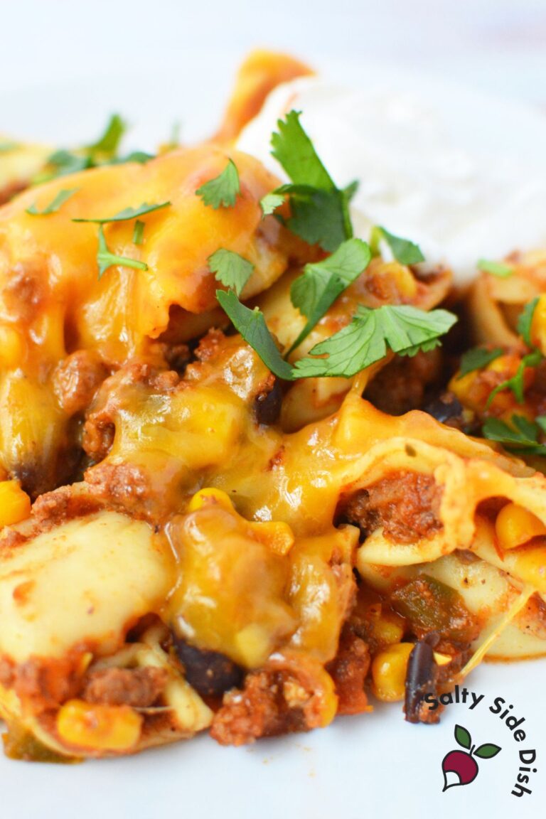 Slow Cooker Taco Tortellini | Easy, Cheesy One-Pot Dinner