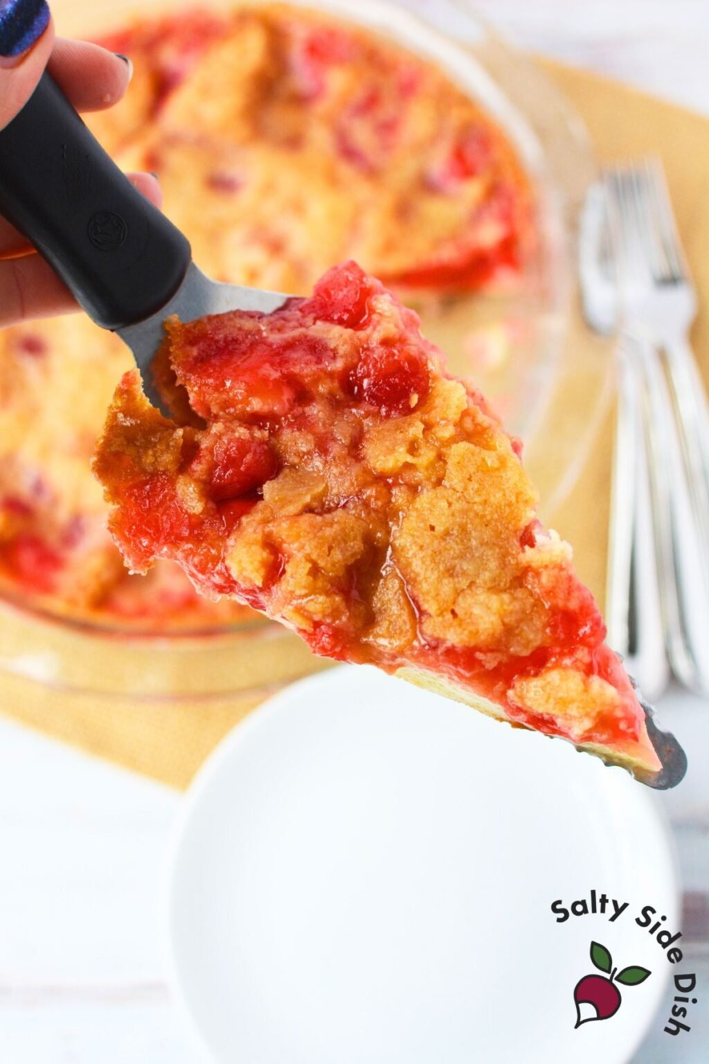 Impossible Cherry Pie with Bisquick and Canned Cherry Pie Filling