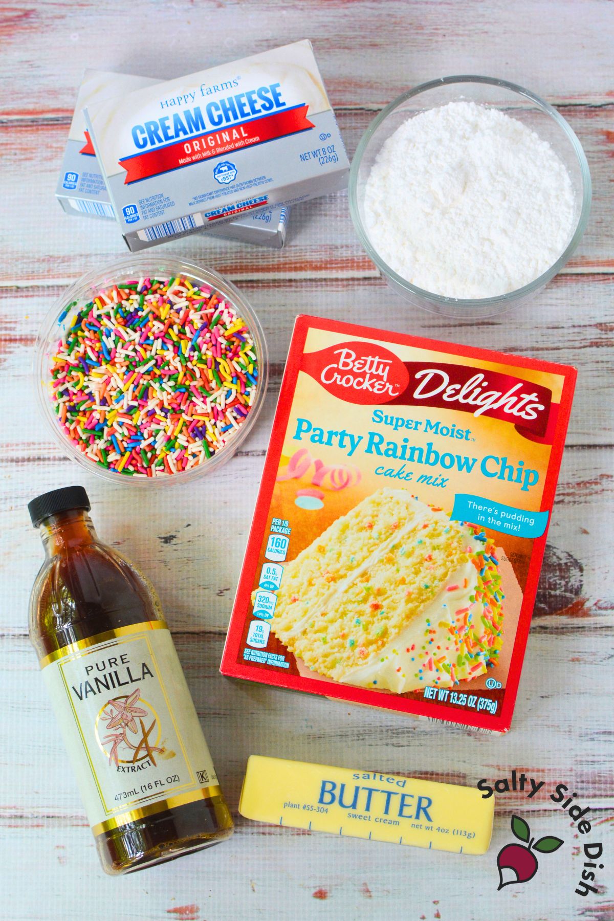 Dessert Cream Cheese Ball with Sprinkles | No Bake Party Dip