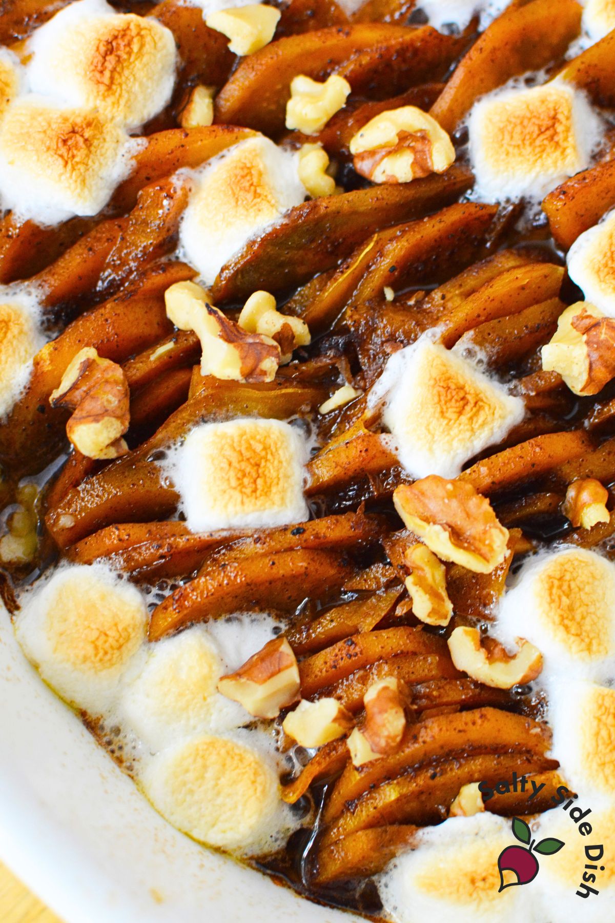 Sweet Potato Scalloped Potatoes for Thanksgiving | Salty Side Dish