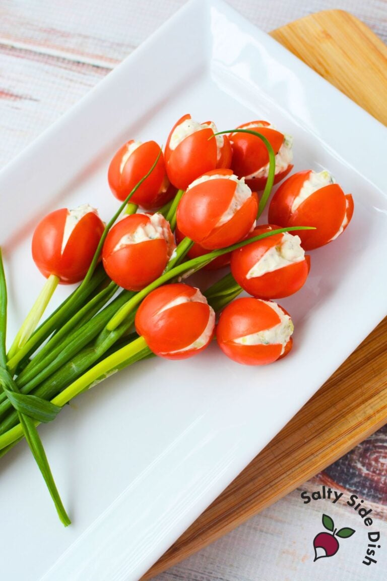 Tulip Tomatoes (Stuffed Cherry Tomato Appetizer)
