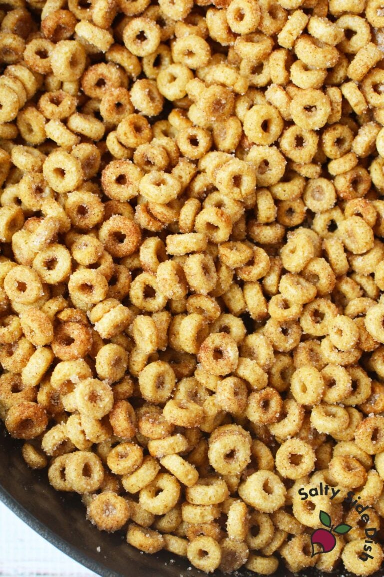 Pan Fried Churro Cheerios – 10 Minute Cinnamon Sugar Snack
